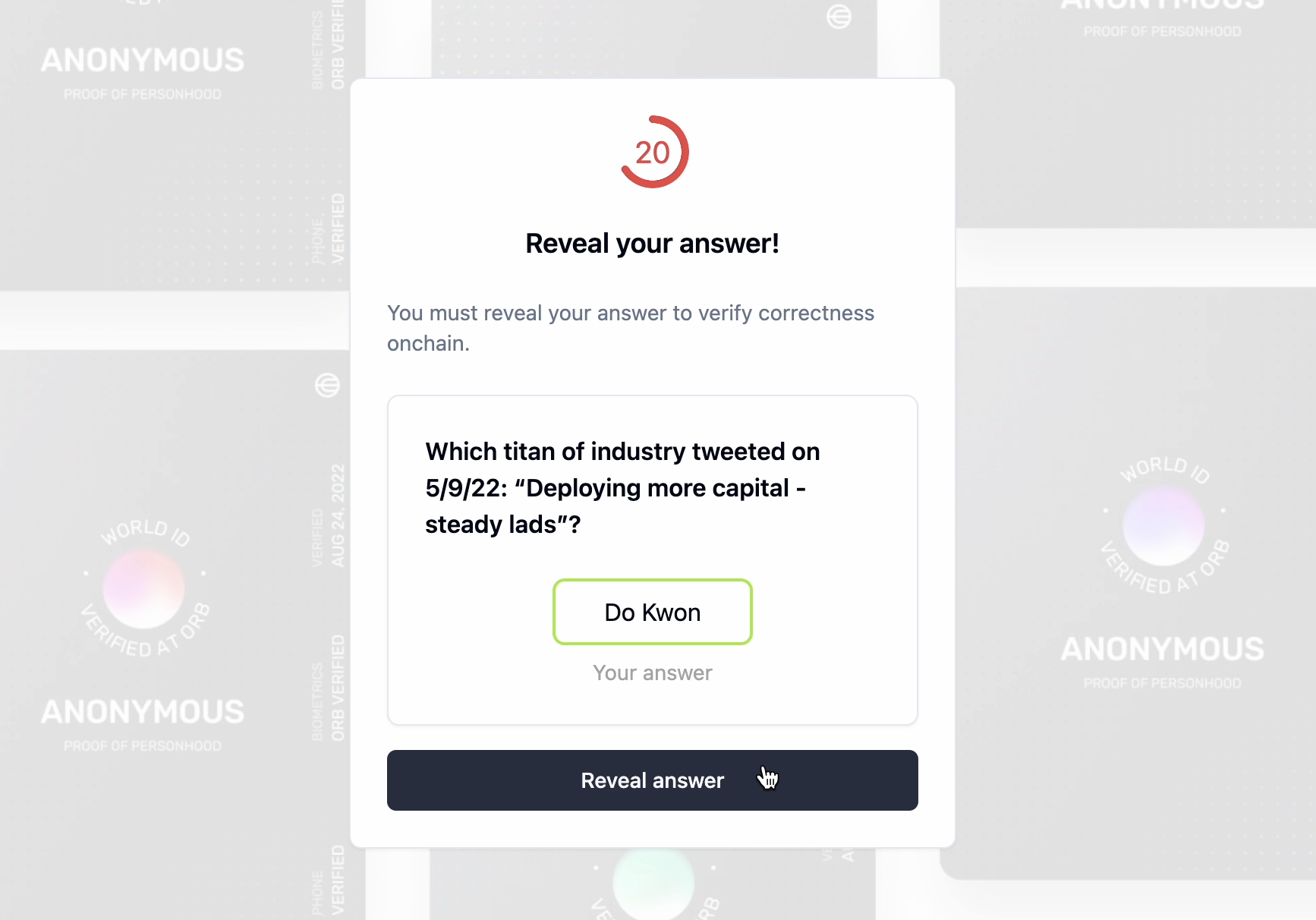 Sybil Game | ETHGlobal